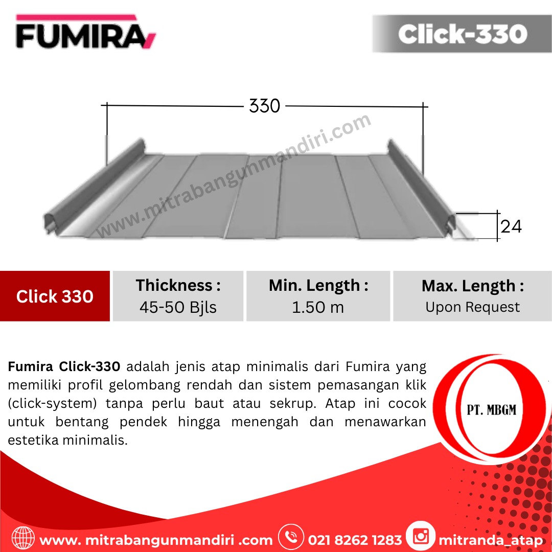 Fumira Click 330 Color Fresh TCT 0.50 mm - PT. Mitranda Bangun Griya ...